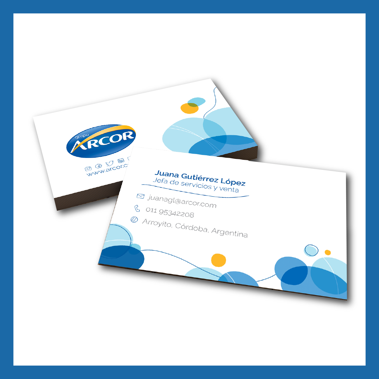 Tarjetas ARCOR- Nombre | Copileidy